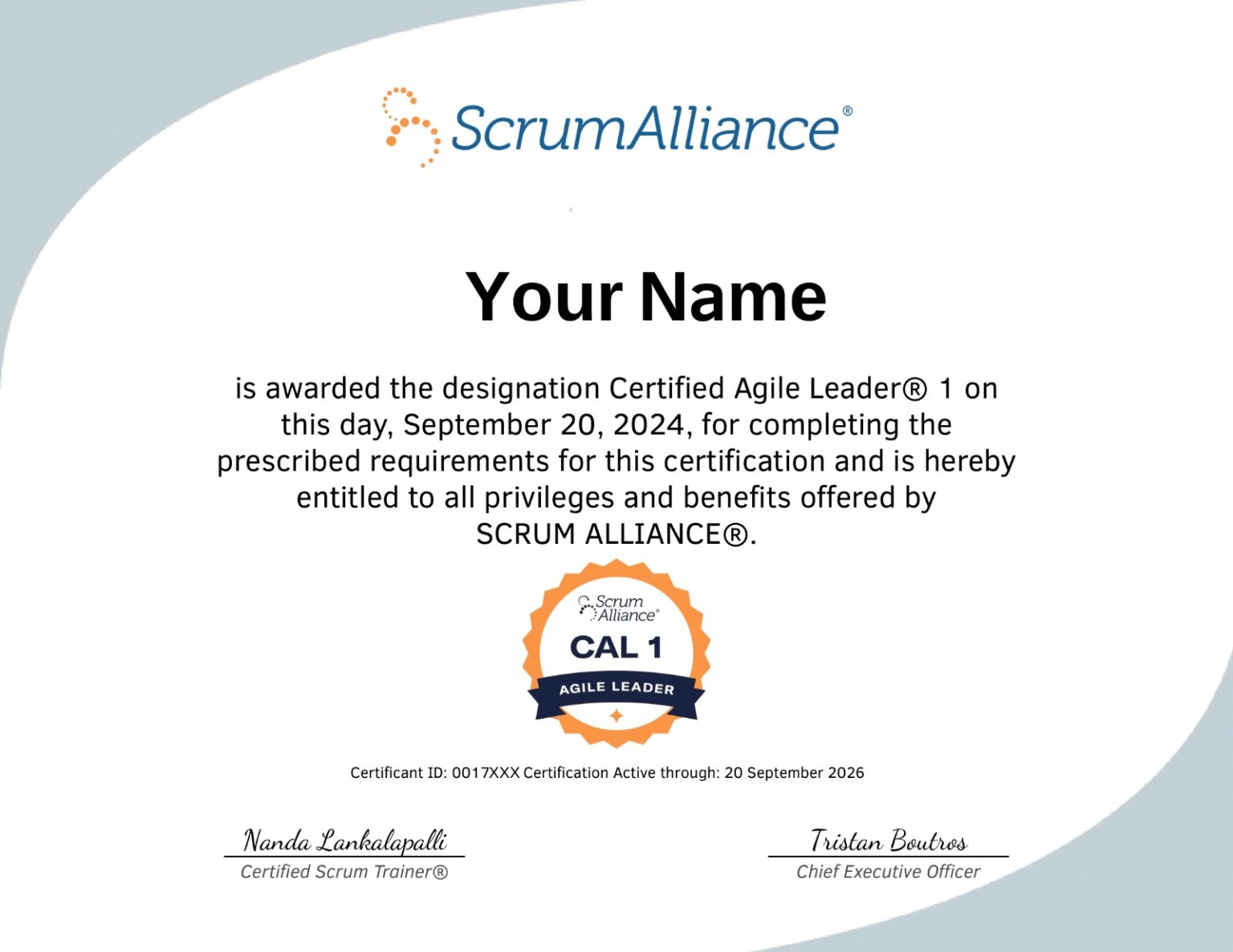 Certified Agile Leader 1 Training Certification - PowerAgile